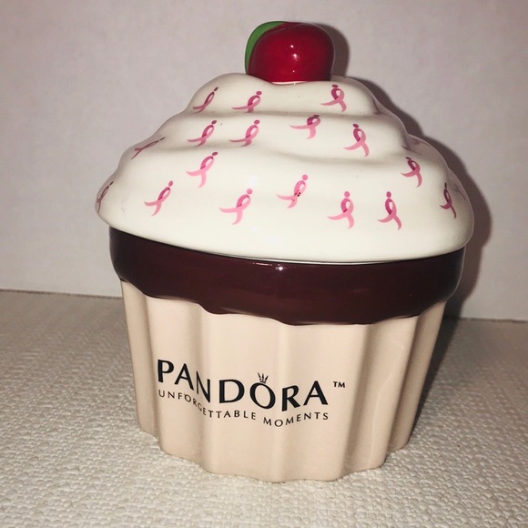 Pandora | Jewelry | Pandora Cupcake Trinket Box Large Ceramic | Poshmark